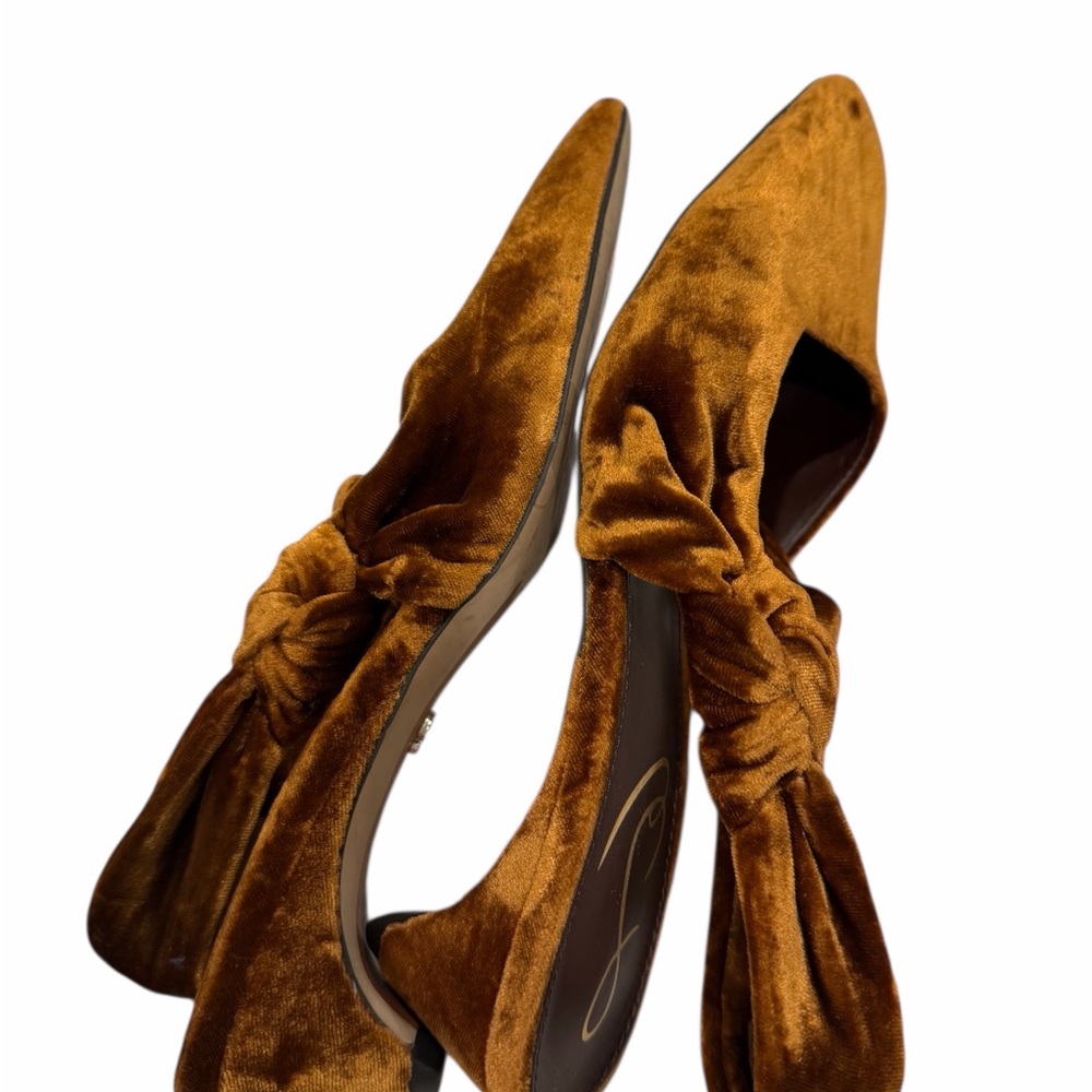 Sam Edelman Meredith Slingback Kitten Heels-Velvet Co… - Gem